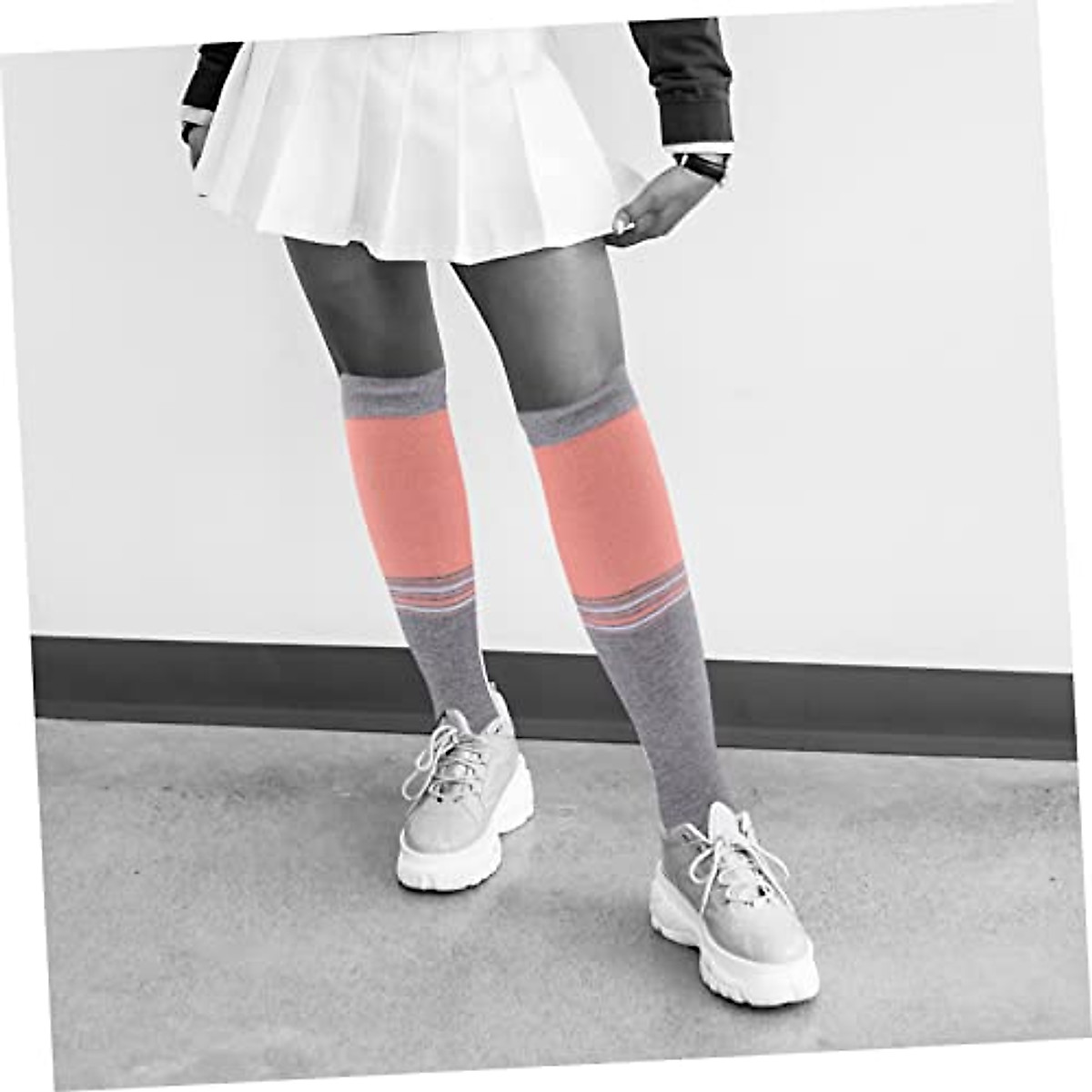 SOIMISS 1 Pair Yoga Socks Five Finger Socks Womens Stockings Toe Socks for Women Toe Separator Socks Alignment Socks Athletic Hospital Stockings Anti-Slip Yoga Socks Middle Tube Socks Heel