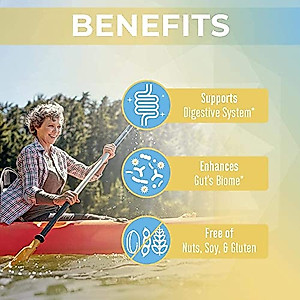 Probiotics for Women and Men | Weight Management Probiotic with Garcinia Cambogia and Green Tea Extract | Probiotics for Digestive Health & Gut Health | Vegan | Non-GMO | Gluten Free | 30 Servings