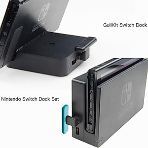 GuliKit Route Air Bluetooth Adapter for Switch & Lite PS5 PC, Dual Stream Bluetooth Wireless Audio Transmitter with aptX Low Latency Connect Your Bluetooth Speakers Headphones - Blue