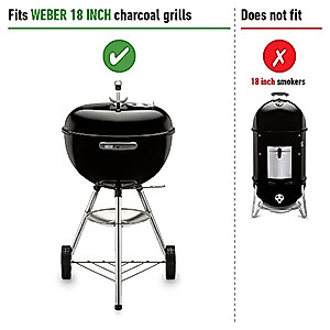 Weber Cooking Grate, 17.5 inches, Heavy Duty Plated Steel