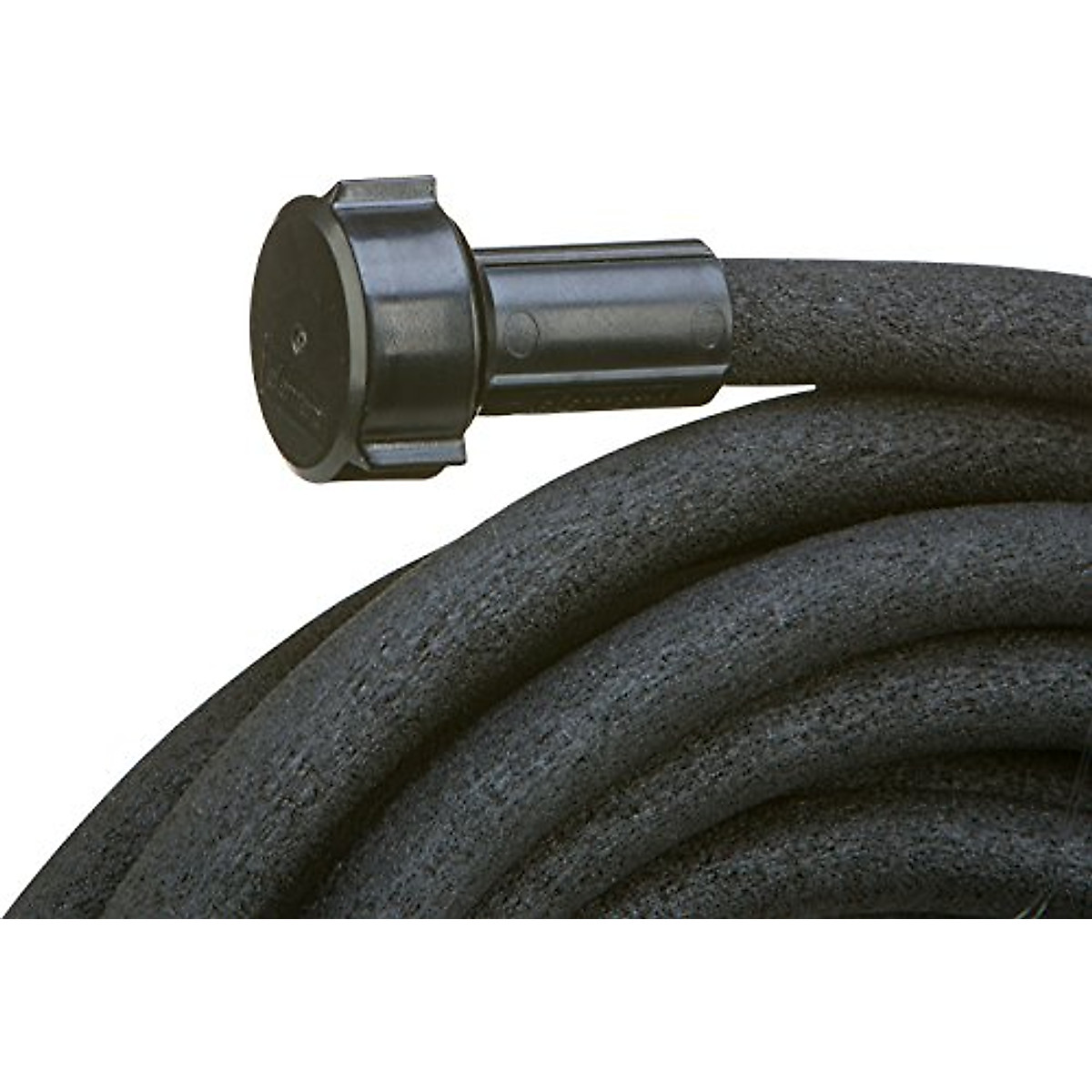 Swan Products MGSPAK38100CC Miracle-GRO Soaker System Customizable Hose with Push on Fittings, 100' x 3/8", Black