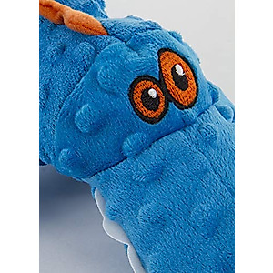 goDog Gators With Chew Guard Technology Tough Plush Dog Toy, Blue, Large (774019)