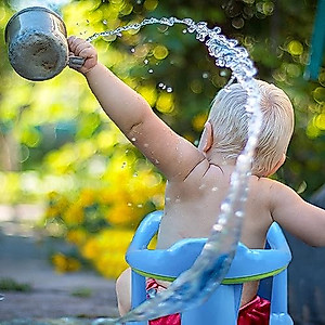 CAM2 Baby Bath Seat Non-Slip Infants Bath tub Chair with Suction Cups for Stability, Newborn Gift, 6-18 Months (Blue)…