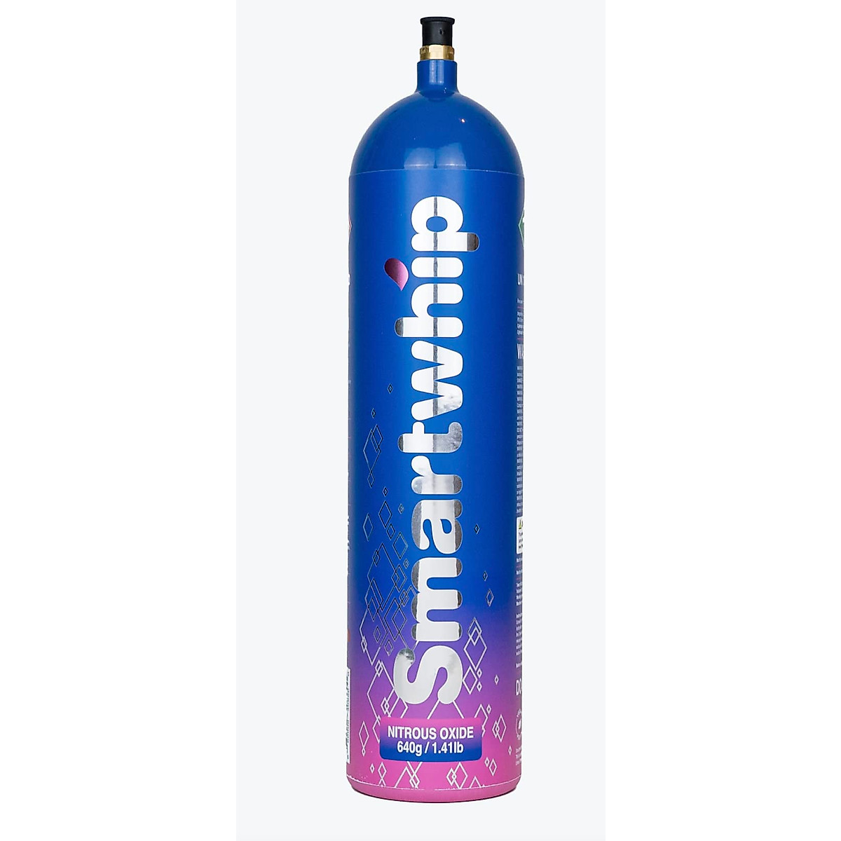 Smart Whip Whipped Cream Chargers - Pure N2O Whipped Cream Cylinder -Liter Nitrous Oxide Chargers (640 gram) Compatible with Cream Whippers - 1 Carton (6 cylinders)