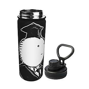 LOUNDY Assassination Classroom Koro Sensei 18 oz Tumblers Stainless Steel Vacuum Insulated Coffee Mug Water Bottle Drinking Cup
