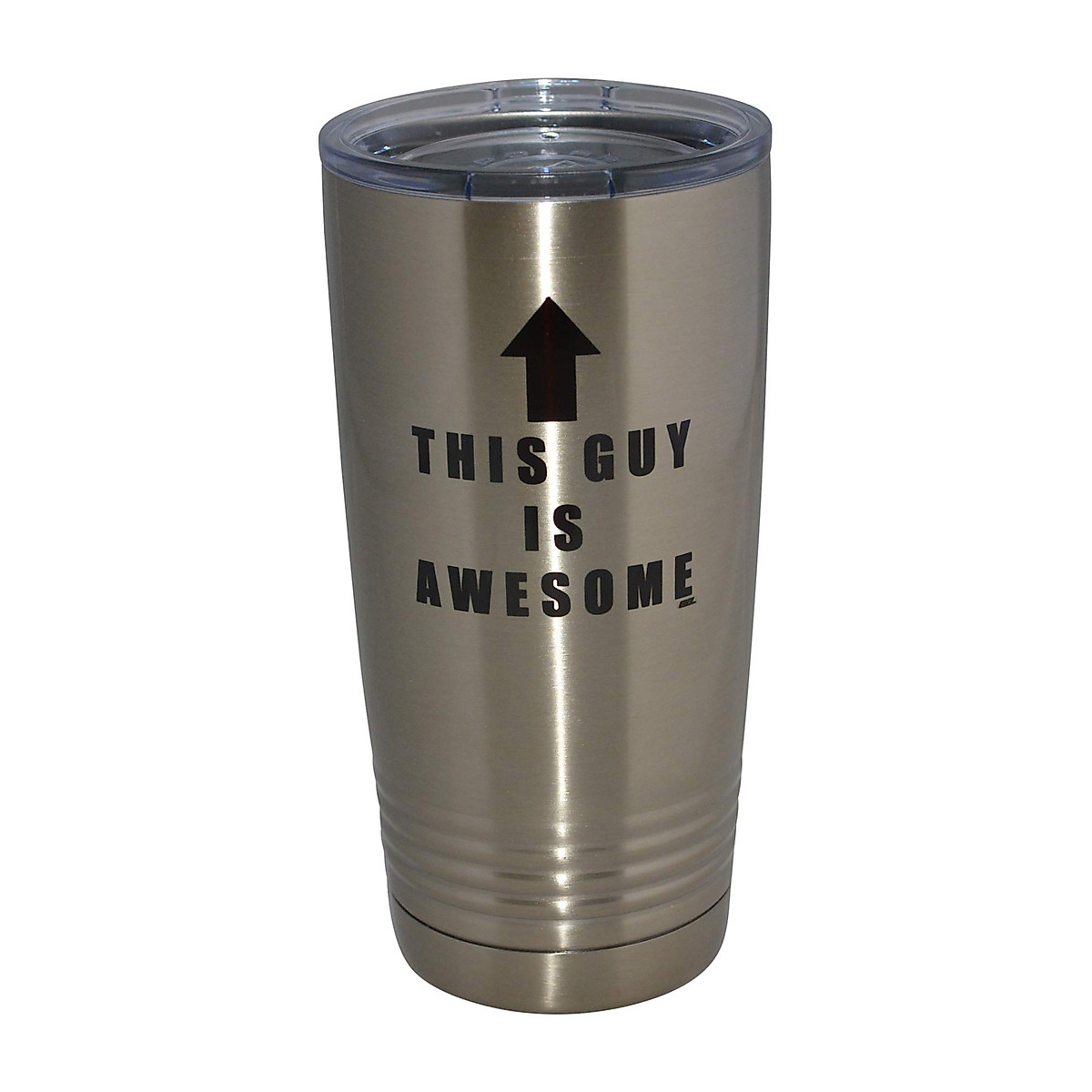 Rogue River Tactical Funny This Guy is Awesome 20 Oz Travel Tumbler Mug Cup w/Lid Stainless Steel Sarcastic Work