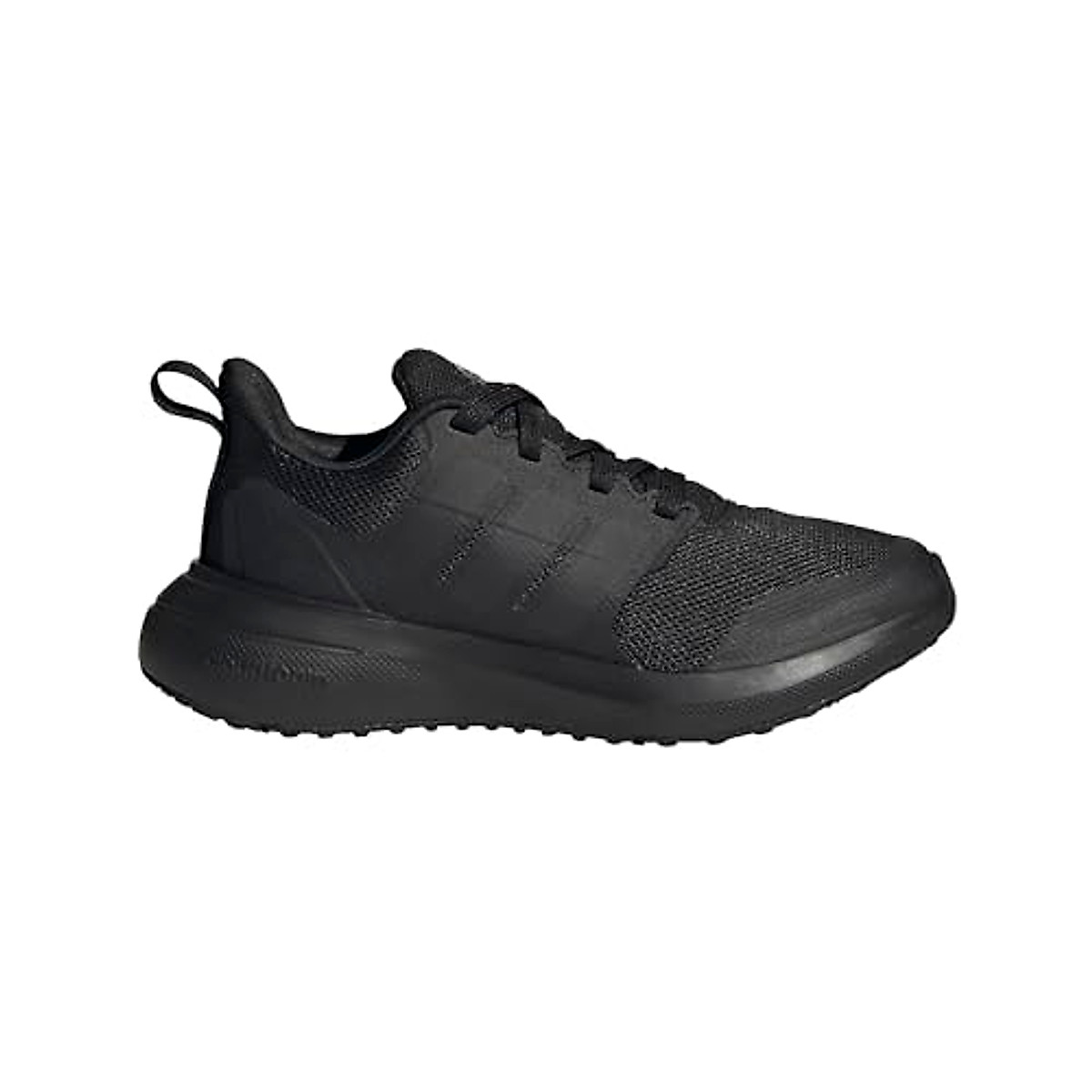 adidas Fortarun 2.0 Running Shoe, Black/Black/Carbon, 4 US Unisex Big Kid