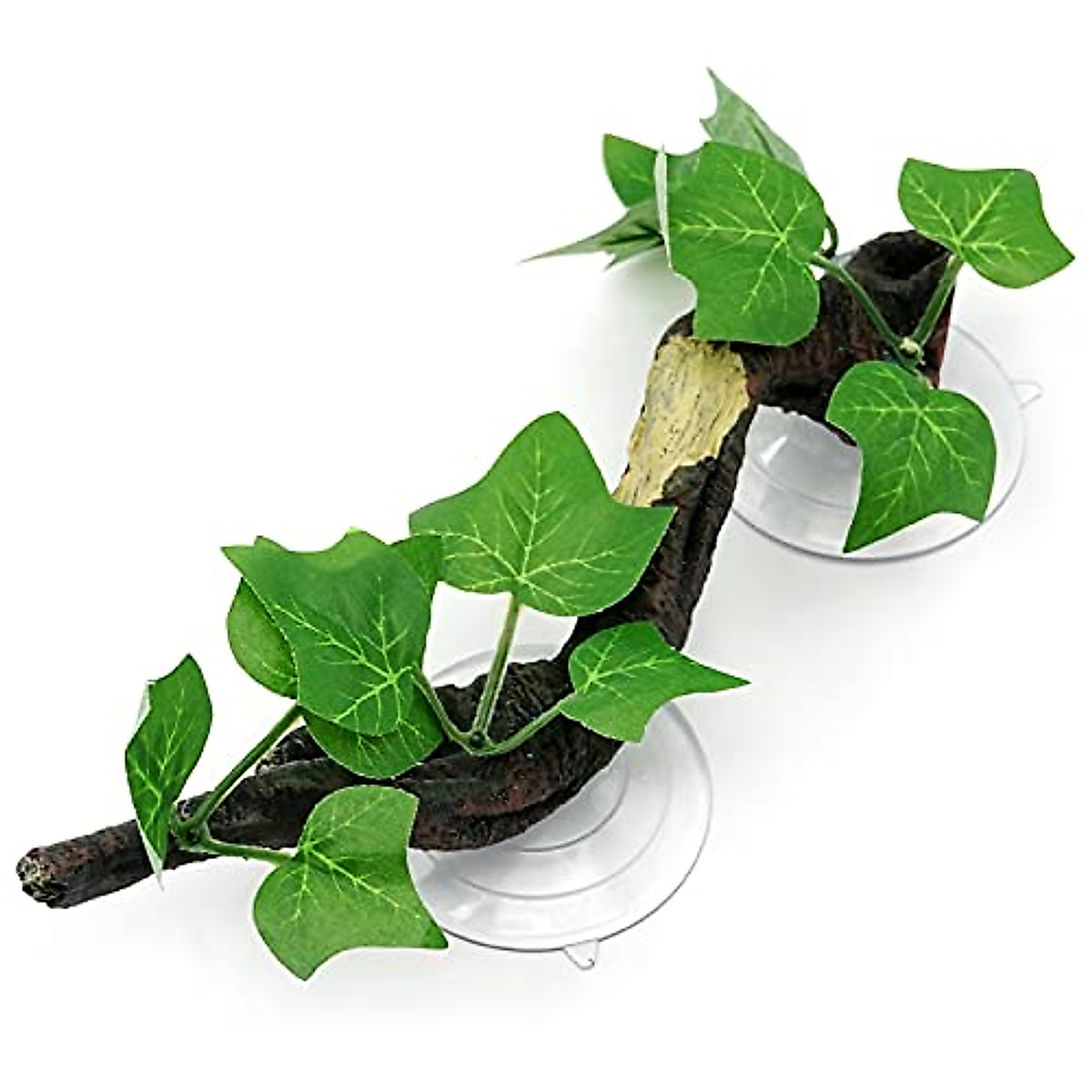 NOMAL Reptile Climbing Branch Terrarium Plant Decoration with Suction Cup for Bearded Dragons Lizards Geckos Amphibian Habitat Decor