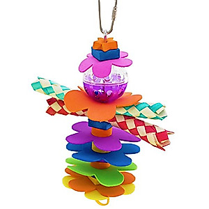 Bonka Bird Toys 1861 Flower Power Bird Toy Parrot cage Toys Cages Cockatiel parrotlet Conure