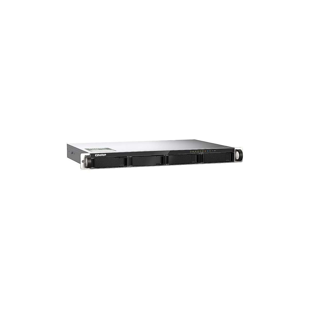 QNAP TS-435XeU-4G-US 4 Bay High-Speed Short Depth Rackmount NAS with M.2 NVMe SSD, Quad Core Marvell Octeon CPU, 4GB DDR4 Memory, Dual 2.5GbE (2.5G/1G/100M) and 10GbE Network Connectivity (Diskless)
