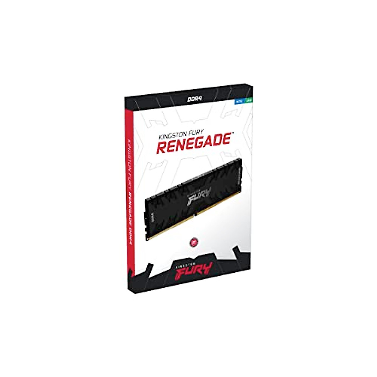 Kingston FURY Renegade 128GB (4x32GB) 3200MT/s DDR4 CL16 Desktop Memory Kit of 4 | Intel XMP | AMD Ryzen | Low Latency | KF432C16RBK4/128