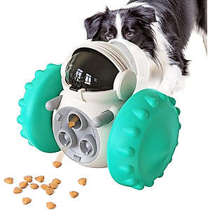 Pet Treat Interactive Food Dispenser Toy, Automatic pet Feeder Multifunctional Toy for Small and Large Dogs, and Cats, Improves IQ and facilitates Digestion