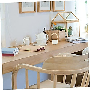 Cabilock 30 pcs rattan basket woven baskets picnic baskets kid basket girls crafts candy gift storage basket vintage hamper basket gingham basket miniature food basket decorative basket egg