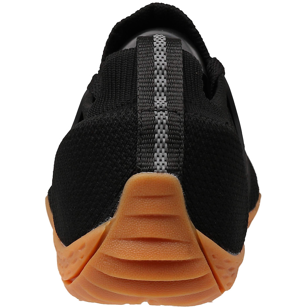 WHITIN Men's Trail Running Shoes Barefoot Minimalist Wide Width Size 14 Low Zero Drop Toe Box Gym Workout Beach Fitness Sport Comfortable Black Gum 48