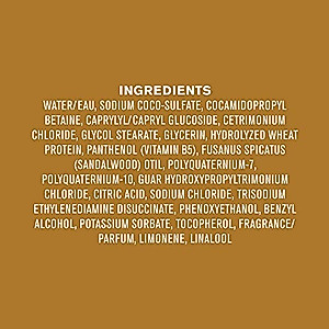 Every Man Jack 2-in-1 Daily Shampoo + Conditioner - Amber + Sandalwood | Nourishing For All Hair Types, Naturally Derived, Cruelty-Free Shampoo and Conditioner Set for Men | 24oz -1 Bottle