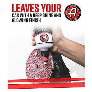 Adam's Premium Polisher Pads - Blended Wool & Microfiber Cuts & Finishes in One Step - Color Coded to Match with Recommended Polishes or Compounds (5.5", One Step Polishing Pad)