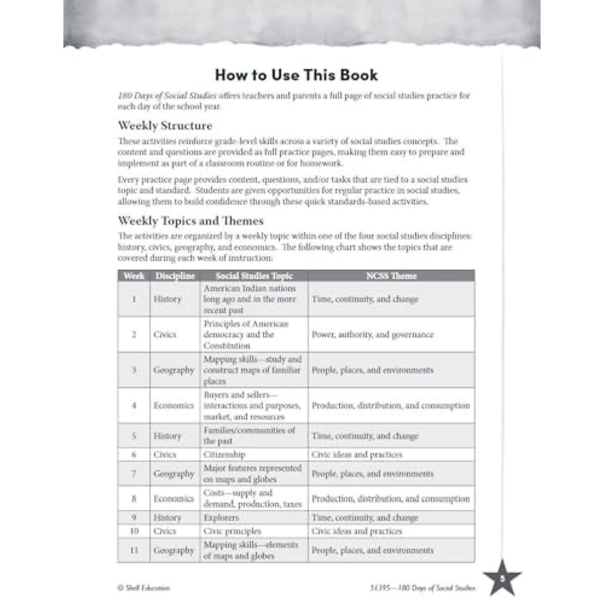 180 Days: Social Studies, Civics for 3rd Grade Practice Workbook for Classroom and Home, Cool and Fun Practice Created by Teachers (180 Days of Practice)