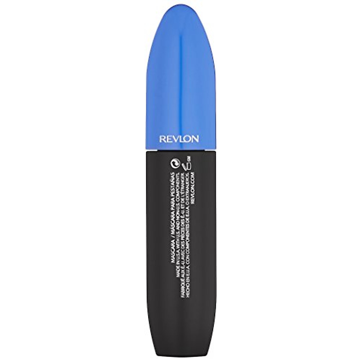 Revlon Mascara, Volume & Length Eye Makeup, Non-Waterproof, No Clump, Smudge Proof, Flake Proof, 301 Blackest Black, 0.28 Fl Oz