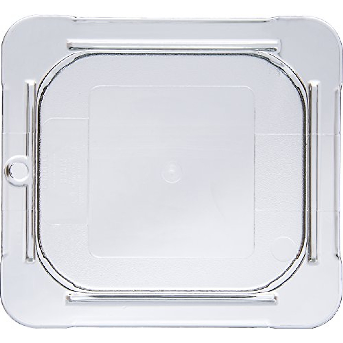 Carlisle FoodService Products 10316U07 StorPlus Sixth Size Polycarbonate Universal Flat Surface Food Pan Lid, Clear