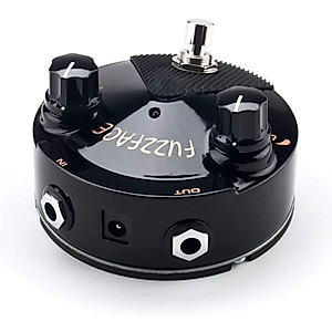 Dunlop FFM4 Joe Bonamassa Fuzz Face Mini Bundle with 2 MXR Patch Cables and 6 Dunlop Picks