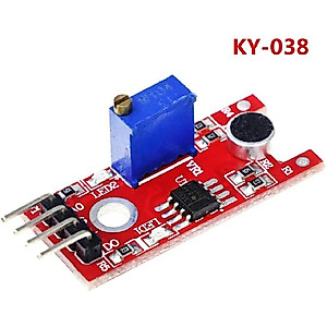 Leyal 2PCS Smart Electronics KY-038 4pin Mini Voice Sound Detection Sensor Module Microphone Transmitter for arduino DIY KIT