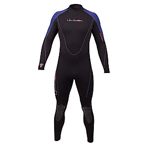 Henderson Thermoprene 3mm Men's Jumpsuit (Back Zip) (Black/Blue, Large)