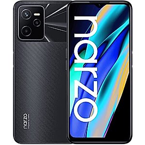realme Narzo 50A Prime Dual-SIM 64GB ROM + 4GB RAM (GSM Only | No CDMA) Factory Unlocked 4G/LTE Smartphone (Flash Black) - International Version