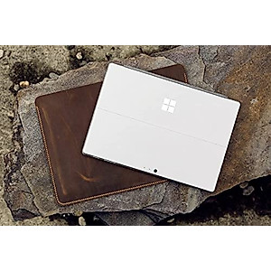 Vintage distressed Leather surface pro x sleeve case for Microsoft surface pro 8 7 6 SPX05S (For Surface Pro 7)