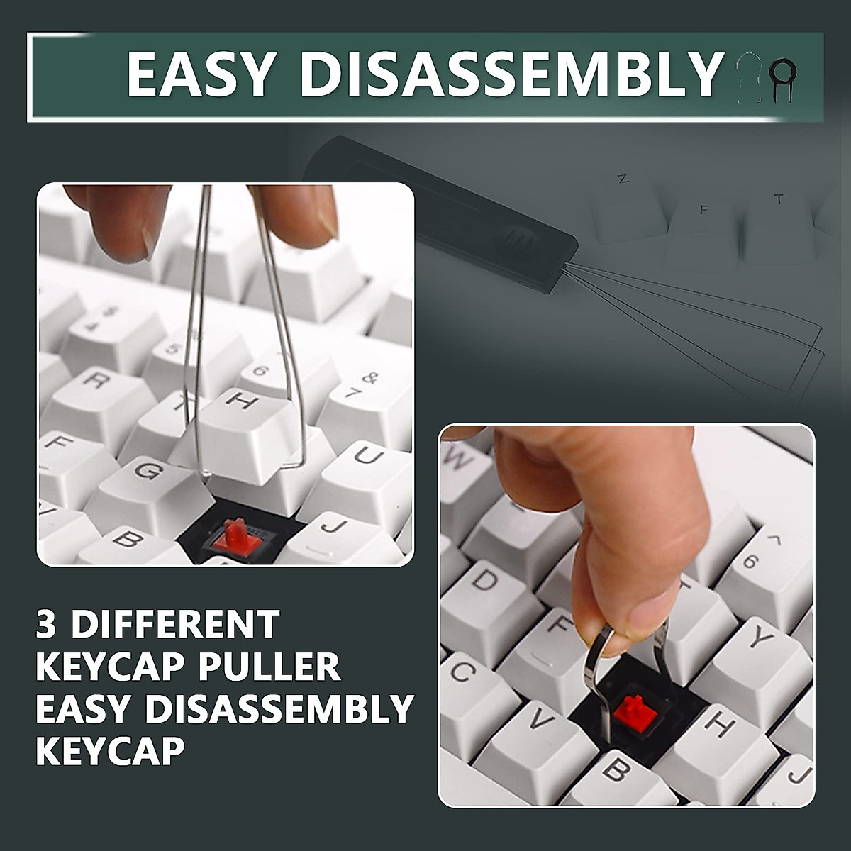 Keyboard Cleaner kit,Computer Cleaning kit,Mechanical Keyboard Cleaning kit,Anti-Static Brush,Small Cleaning Brush, Cleaning kit Compatible Laptop/PC/Computer/Keyboard/Laptop/Camera/Phone/Earbud
