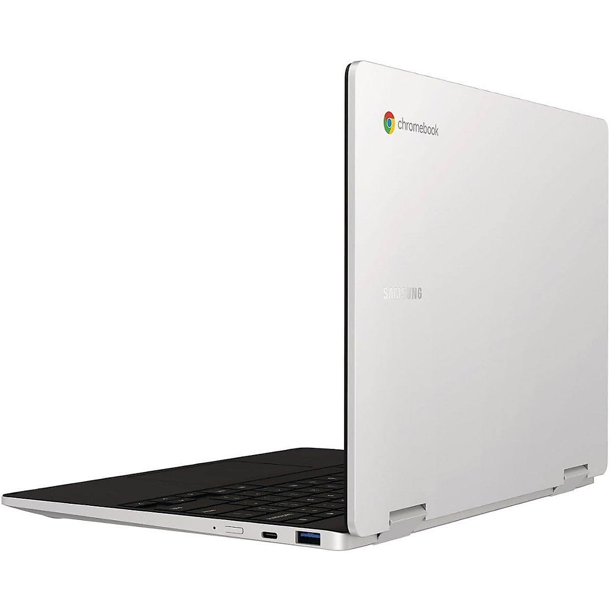 SAMSUNG Galaxy Chromebook 2 360 12.4"" Intel Celeron 128GB 2-in-1 Touch Screen Laptop - Silver (Renewed), XE520QEA-KB1US