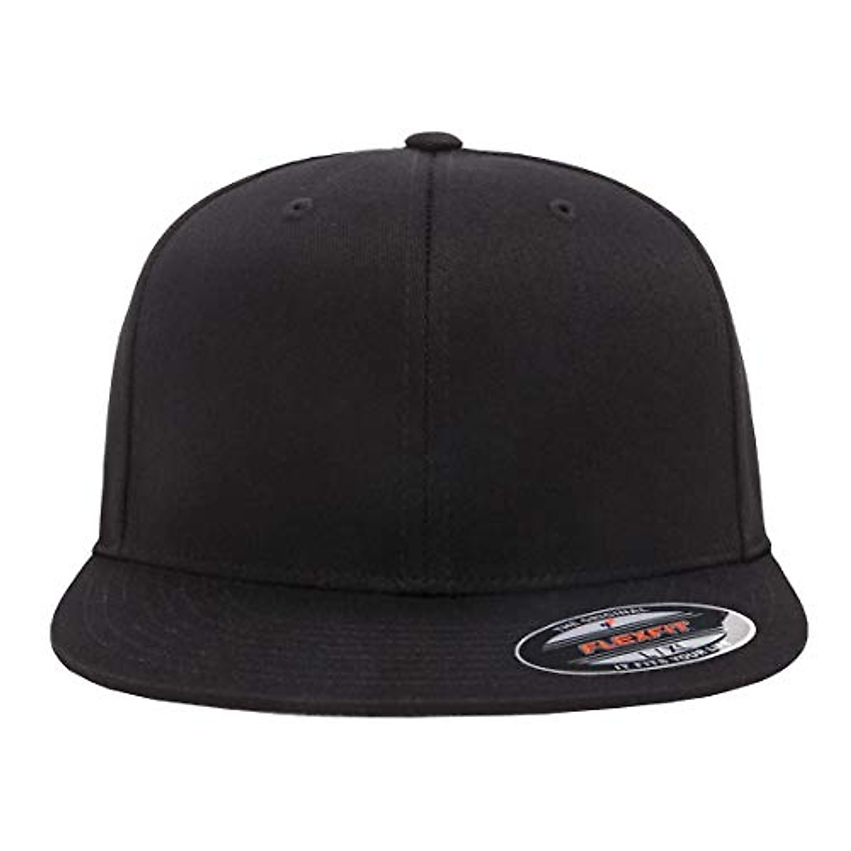 Flexfit Men's On Field Pro-Baseball Cap, Black, Large-X-Large