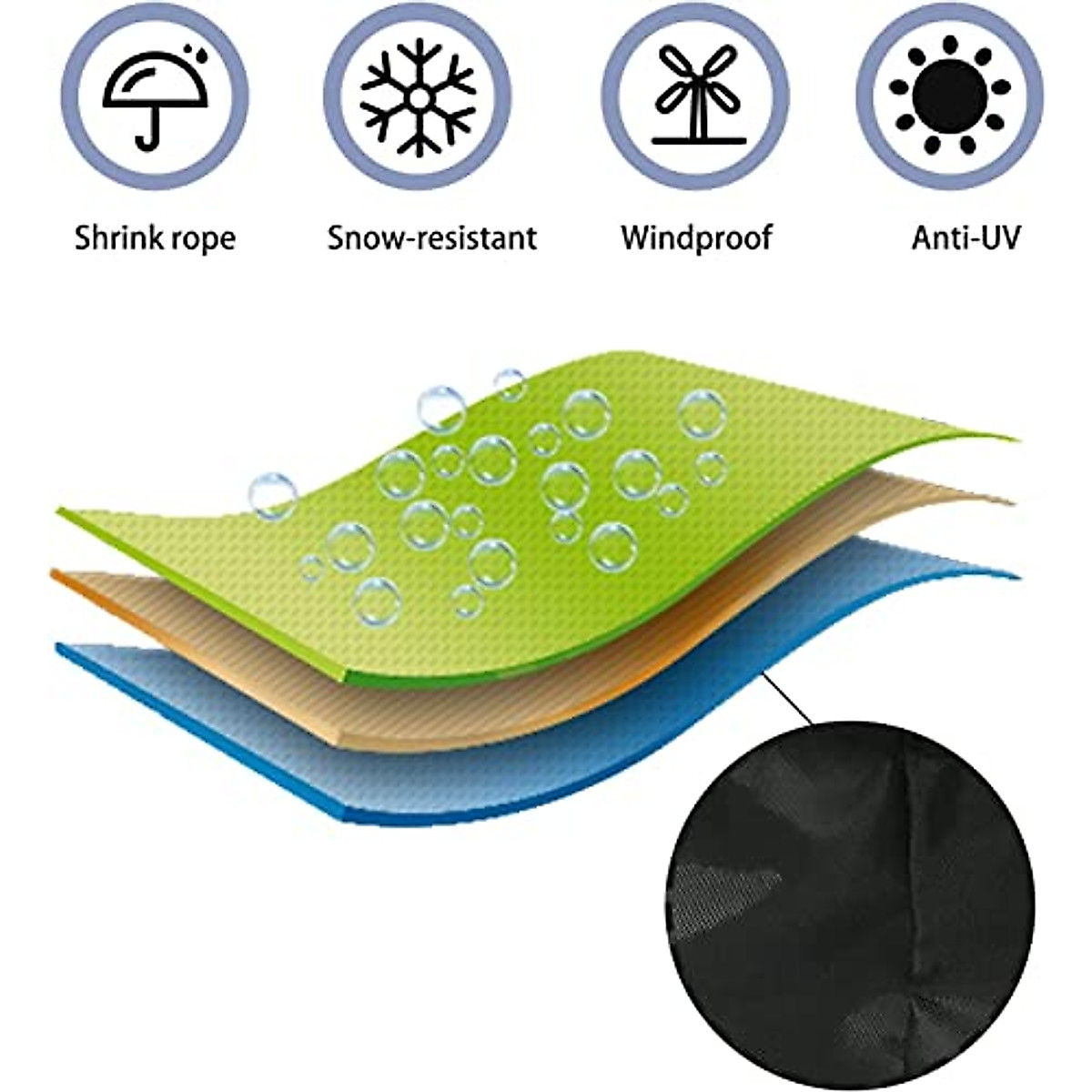 73" Waterproof Patio Hammock Lounge Chair Outdoor Hanging Recliner Casual Adult Backyard Garden Deck Umbrella Freestanding Floating Bed Furniture Casual Swing Chair Cover