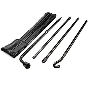 Spare Tire Removal Tool and Scissor Jack Handle 2 Ton Set for Ford F150 Truck (2004 to 2014) Wheel Release/Removal Repair Lug Wrench Replacement Kit