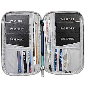 VanFn Passport Wallets and Cosmetic Bags, Makeup Bag Cosmetic Bag for Women Cosmetic Travel Makeup Bag Large Travel Toiletry Bag for Girls Make Up Bag Brush Bags Toiletry Bag