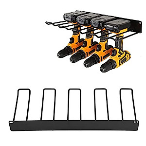Power Tool Organizer Drill Holder Wall Mount Power Tool Storage Rack