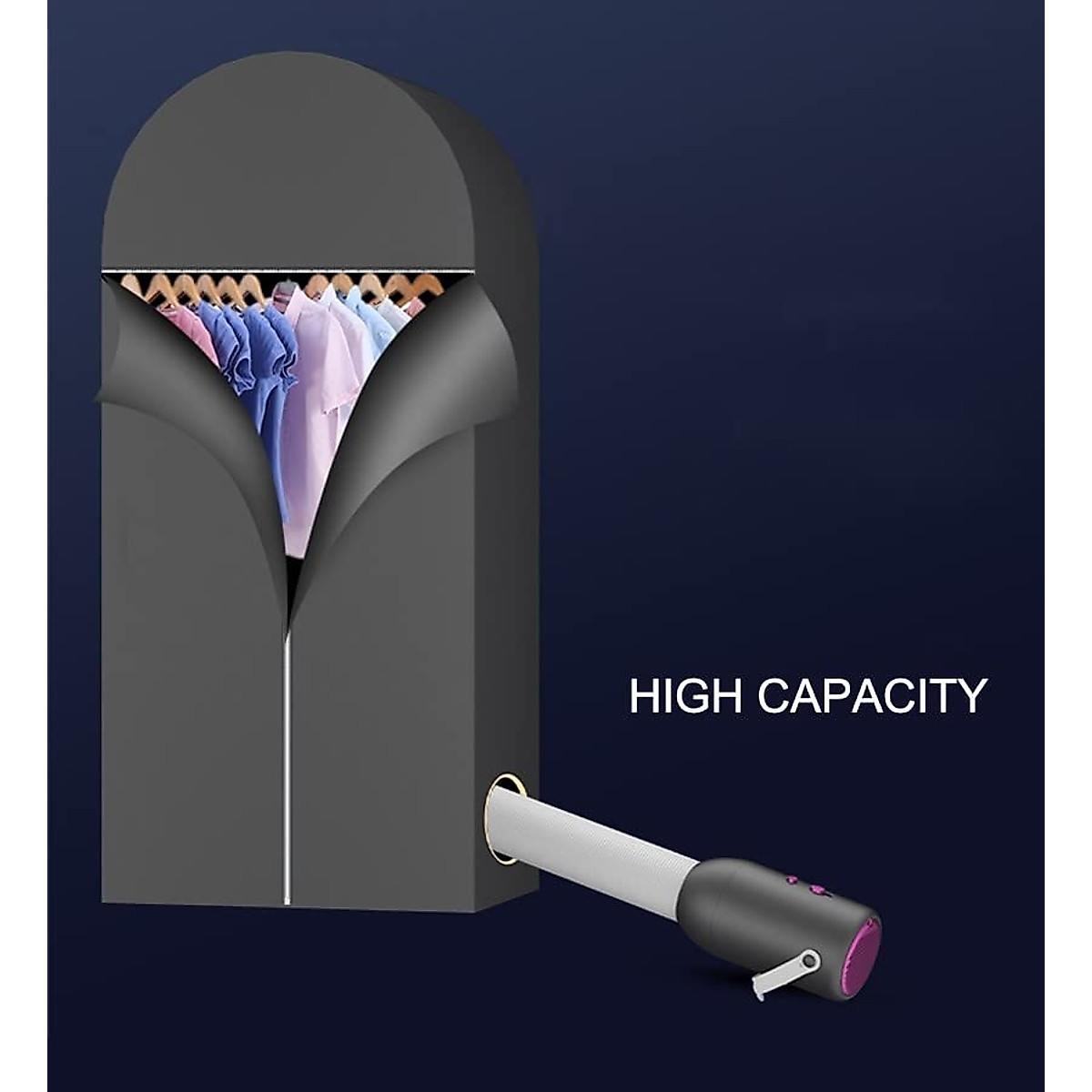 Mini Dryer, 110V Multifunctional Portable Clothes Dryer with Low Noise for Camping Hiking Business Trips Rainy Days