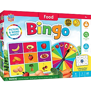 MasterPieces Kids Games - Food Bingo Game