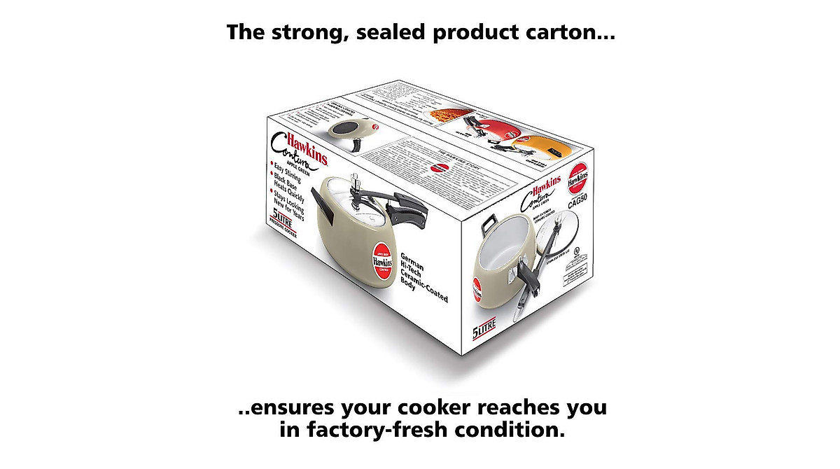 Hawkins Contura 5L Pressure Cooker – Durable & Stylish