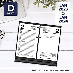 AT-A-GLANCE 2023 Daily Desk Calendar Refill, 3-1/2" x 6", Loose Leaf, Recycled (E717R50)