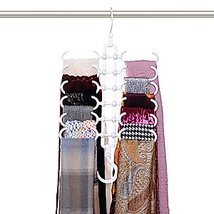 Wonder Hanger MAX Scarf Hanger, Patented & TRADEMARKED Closet Organizer, and Space Saver