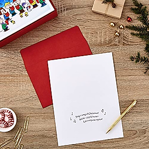 Hallmark Boxed Christmas Cards, Peanuts Gang (40 Cards with Envelopes), 1XPX2803
