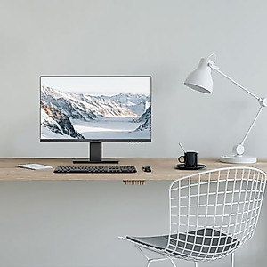 KOORUI 24 inch Computer Monitor, 75Hz FHD IPS Monitor, Frameless Ultra Slim Design, 99% SRGB, Flicker-Free, HDMI, VGA, VESA Mountable, Ergonomic Tilt Eye Care LED Display for Home Office