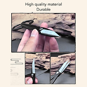 Plant Branch Scissors 58HRC Rust Resistant Steel Bonsai Scissors Cut for Garden Flower Arranging
