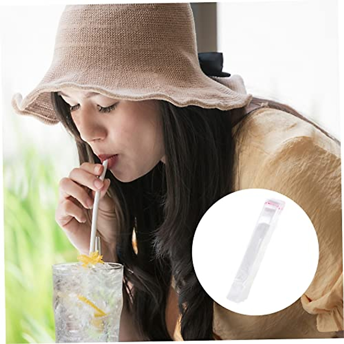 Baluue 500pcs Bags Travel Brush Rod Cellophane Transparent Strip Treat Bakery Pretzel Self-adhesive Cm* Flat Favor Multipurpose Plastic Bag for Resealable Party Self Clear Gift Cello Cm