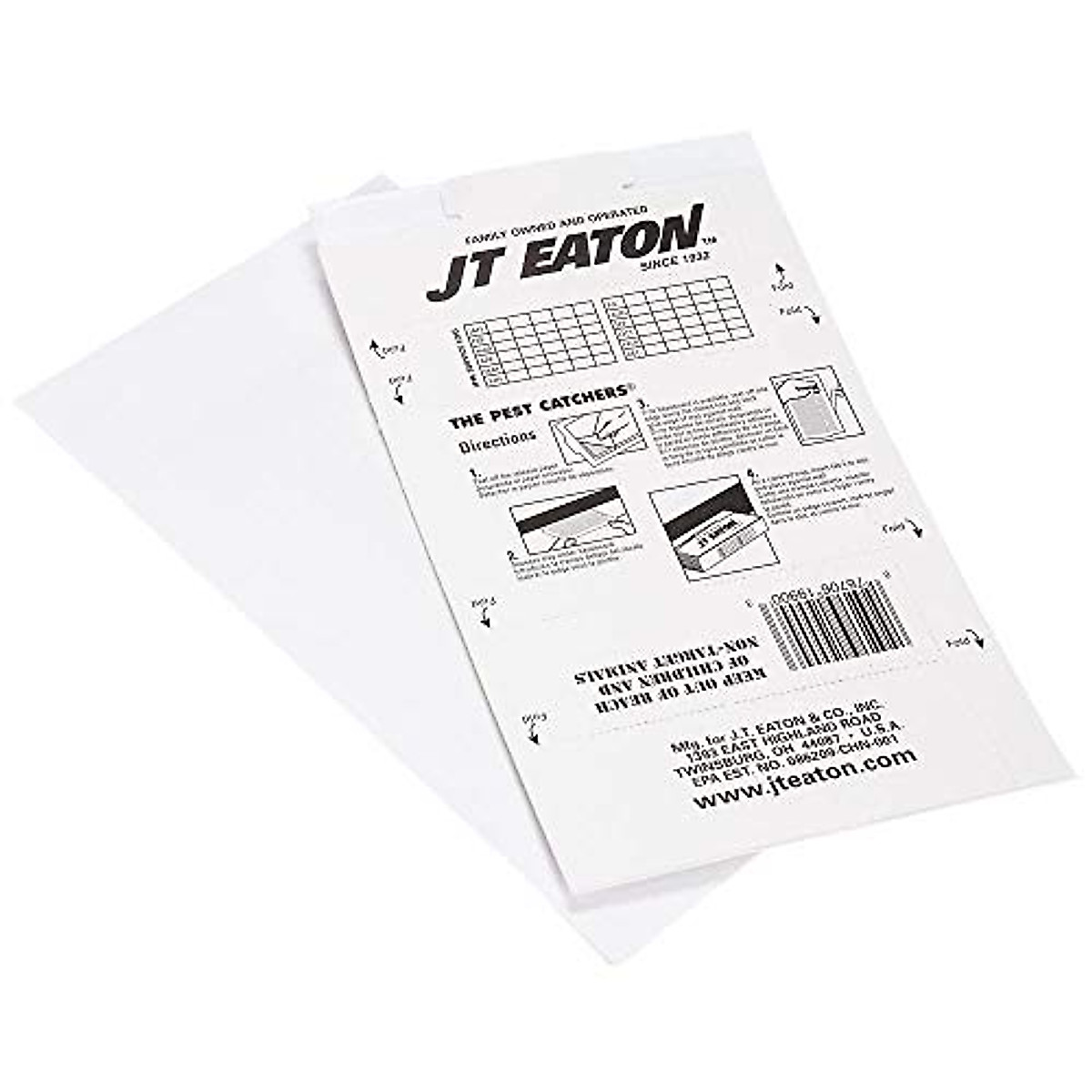 JT Eaton 198-12 Stick-Em Pest Catcher, White