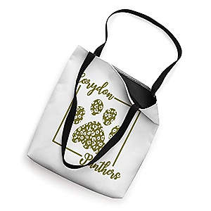 AS tees Corydon Central Panthers Cheetah Paw Print Tote Bag
