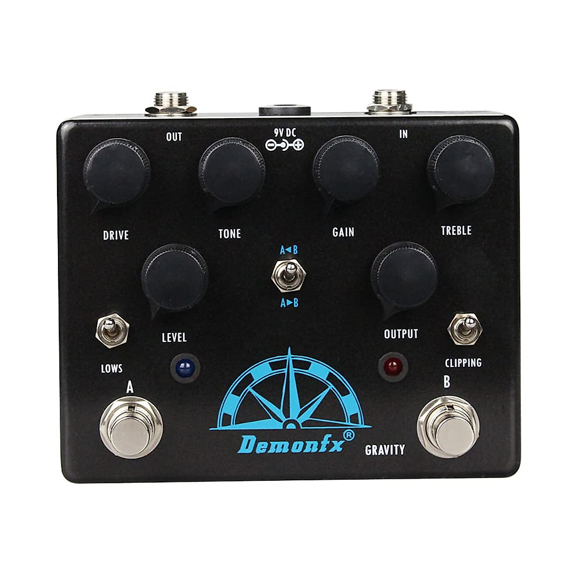 Demonfx DFG Gravity Dual Channel Overdrive w/Clipping Toggle Options