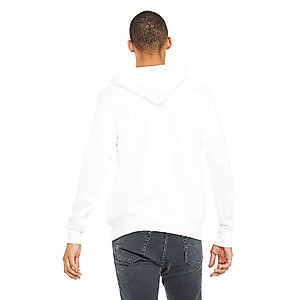 Bella Canvas Poly-Cotton Fleece Full-Zip Hoodie (3739) Deep Heather, M