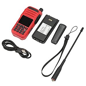 Walkie Talkie Multi Band Two Way Radio SOS Button UHF VHF AM FM Rechargeable Loud Clear Audio for Intercom (US Plug)