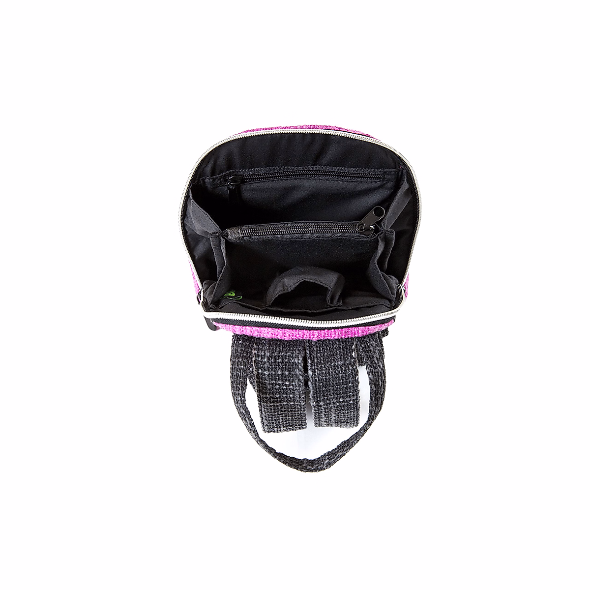 DIME BAGS Club Mini Backpack | Stylish Mini Hemp Backpack with Secret Pocket (Magenta)